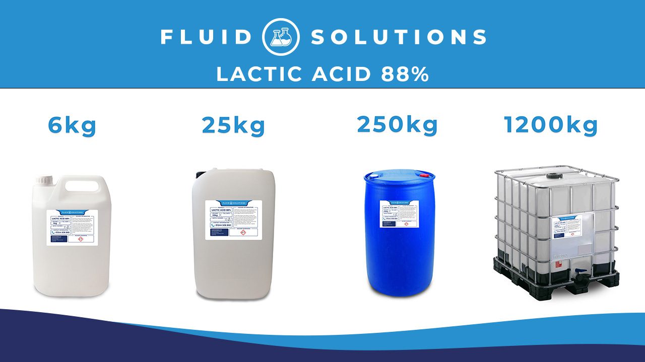 Lactic Acid 88% Food Grade - Fluid Science